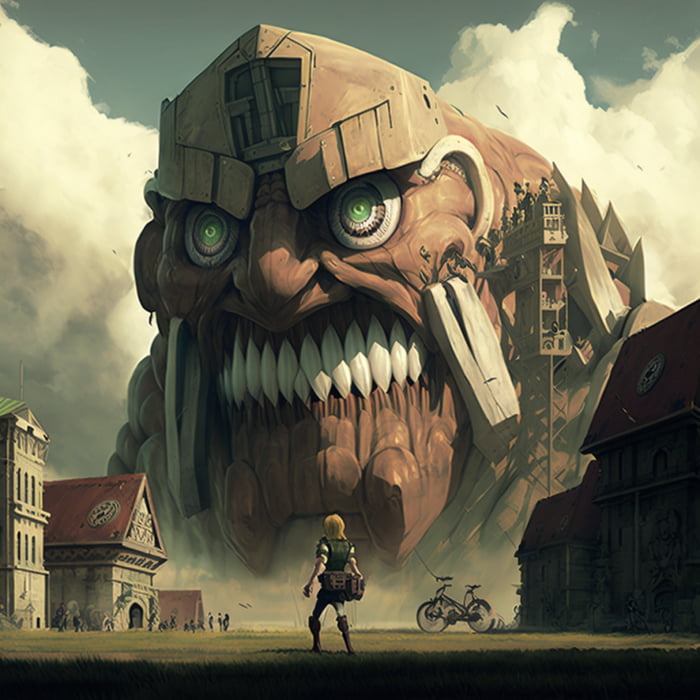 Attack on Titan but in Hyrule - 9GAG