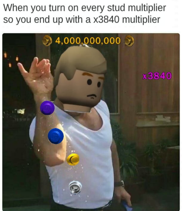 When you turn on every stud multiplier so you end up with a x3840 ...