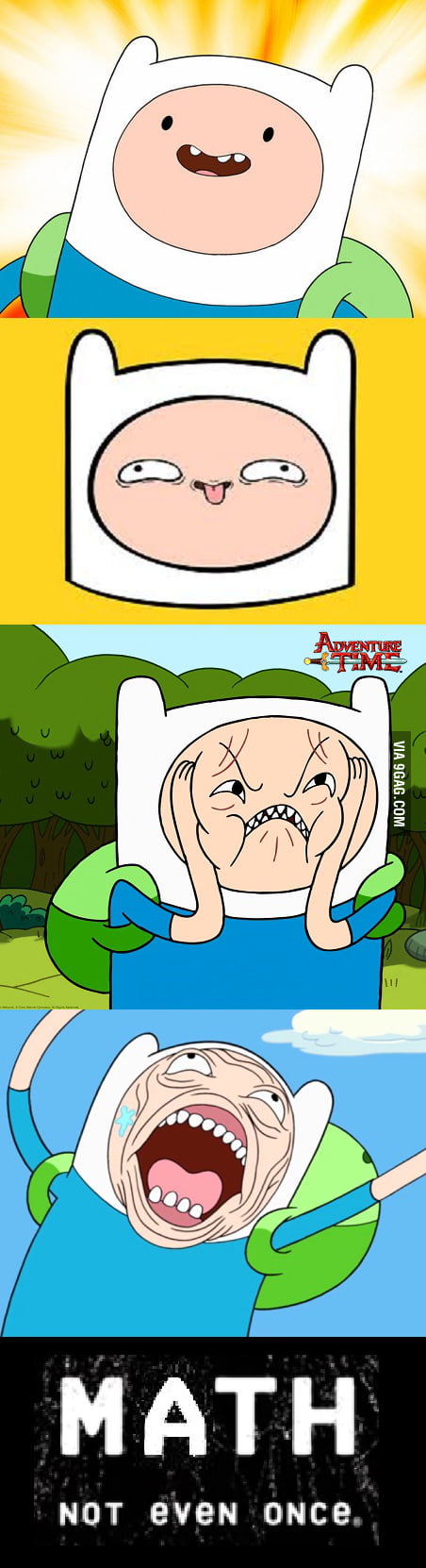 Saw the math not once post, immediately thought of this - 9GAG