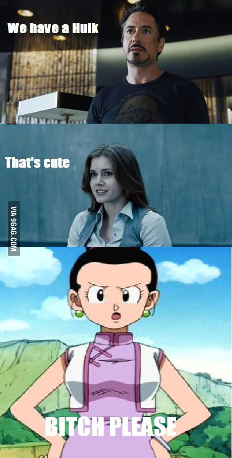 Tony Stark vs. Lois lane vs. Chichi - 9GAG