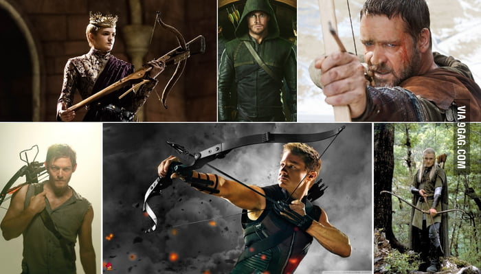 There's something about bows and crossbows ... - 9GAG