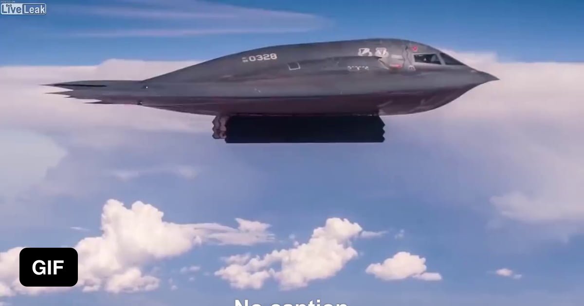 B2 Spirit drops penetrator Bunker Buster bomb - 9GAG