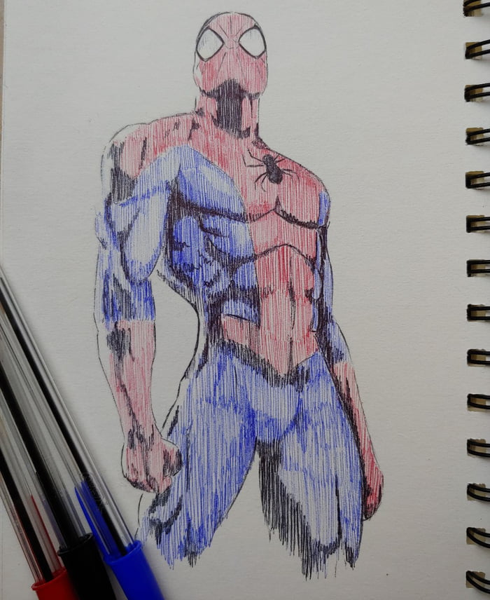 Spidey drawing - 9GAG