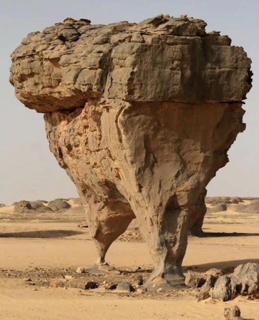 The effects of wind erosion in the Algerian Desert - 9GAG