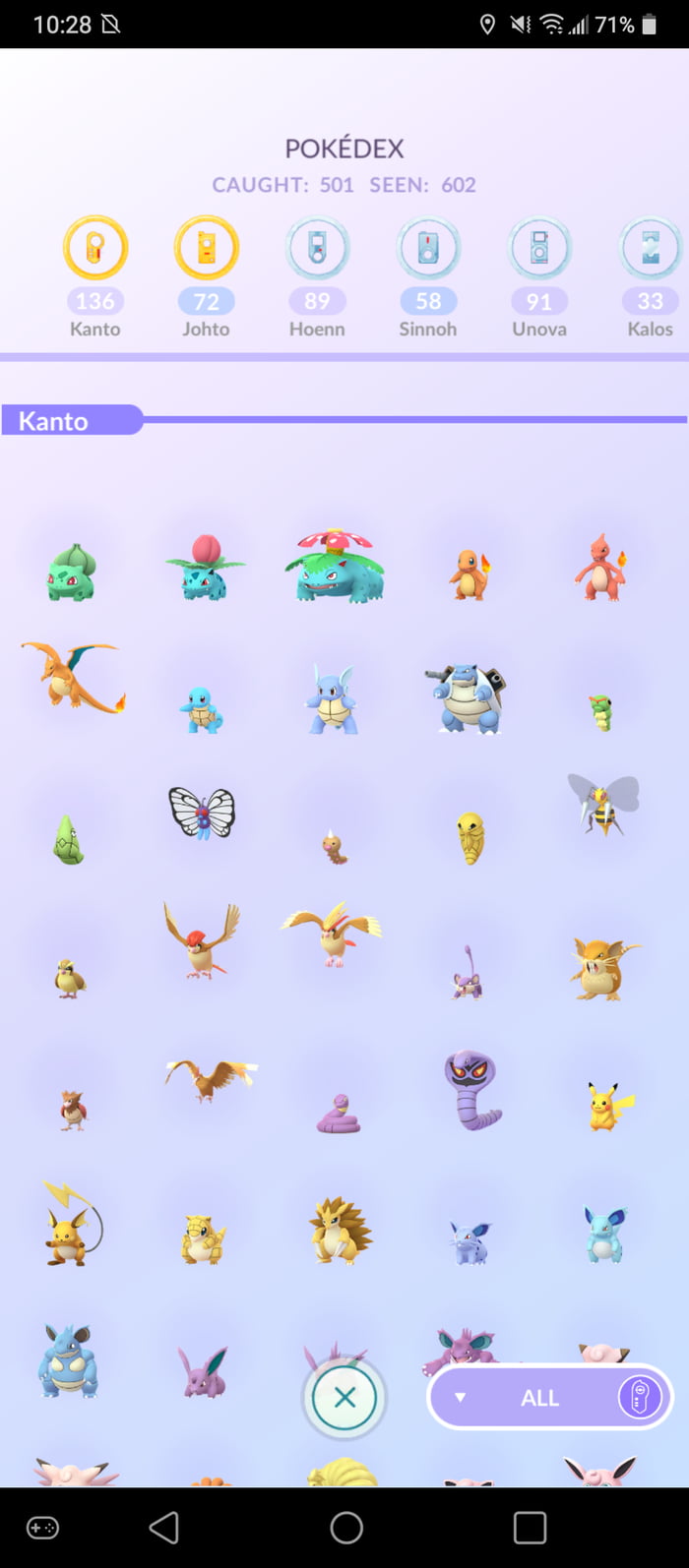 How many pokemon do you have? I have 501 out of 905. Do you have more ...