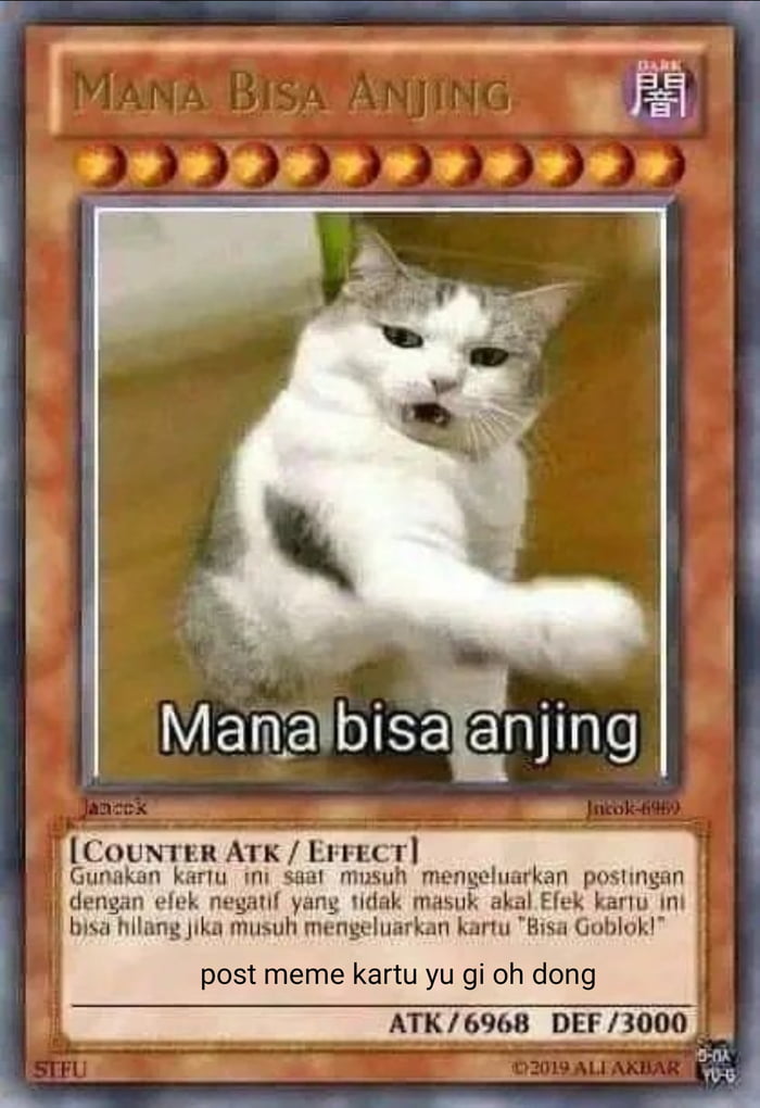 Coba kumpulkan meme kartu yu gi oh - 9GAG