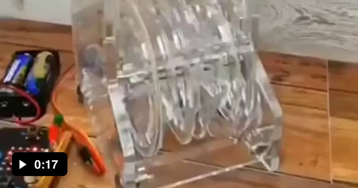 Electro-mechanical 7 segment display - 9GAG