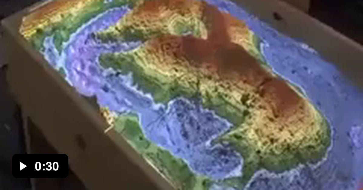 Responsive digital effects superimposed onto this augmented reality ...