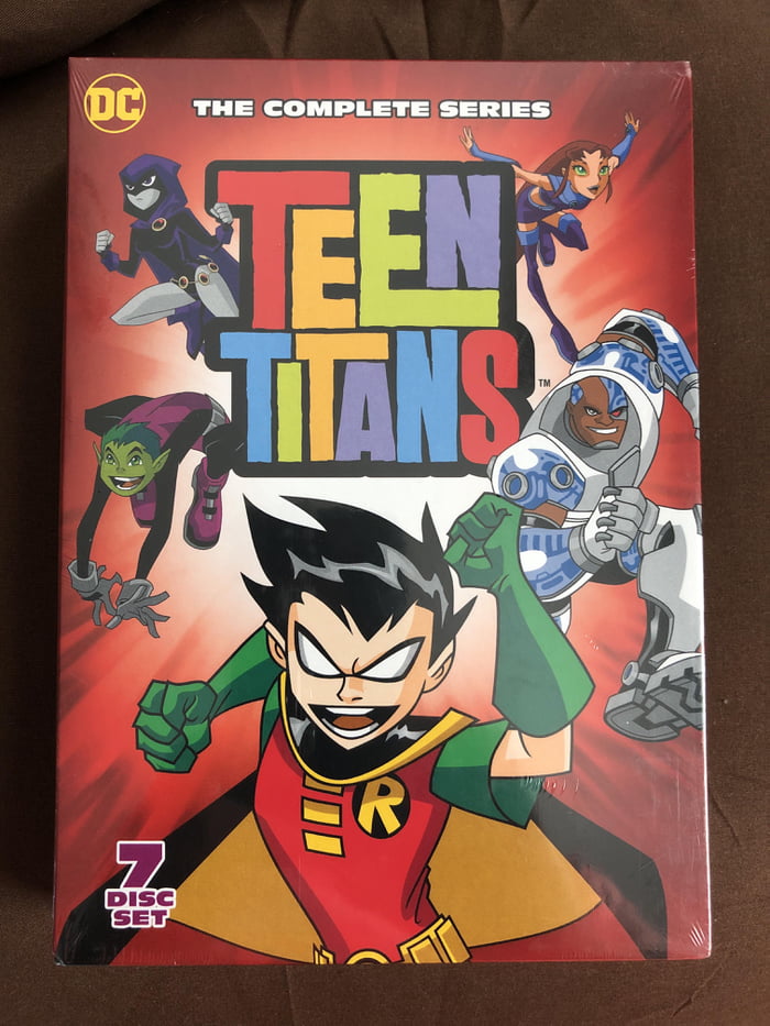 Just got the teen titans complete series box set on dvd - 9GAG