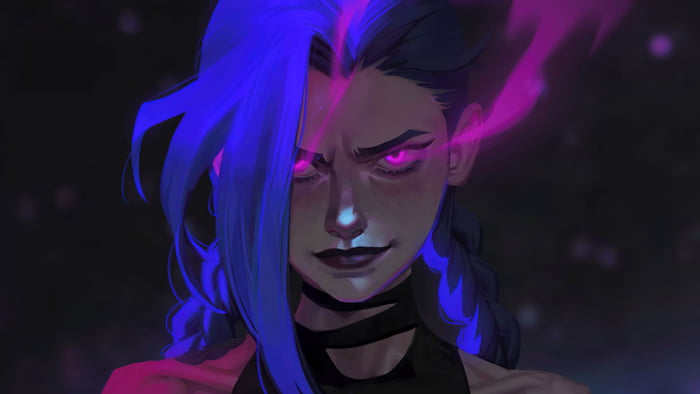 8k wallpaper jinx arcane - 9GAG