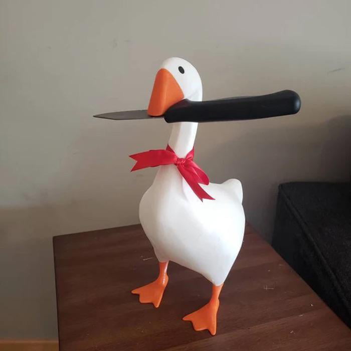 This Magnetic Goose can be used to hold your knife while doing other ...