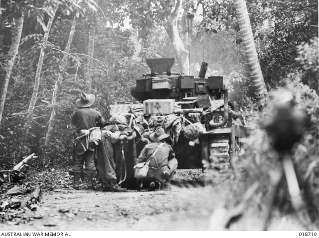 Borneo Campaign. Labuan Island. c 10 June 1945. While the Australian ...