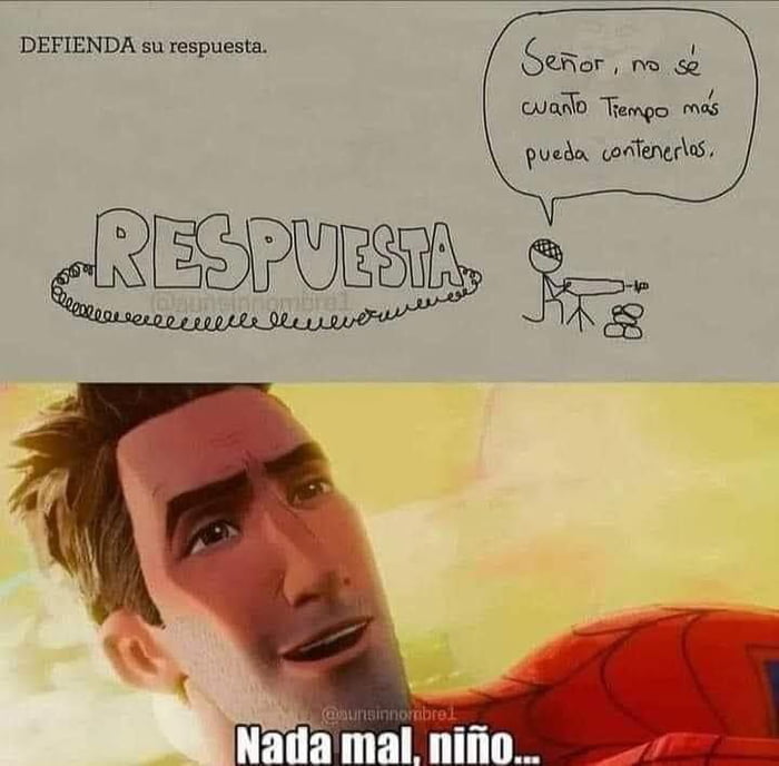 Es malo…malísimo…pero si me dio risa… medio punto para ti - 9GAG