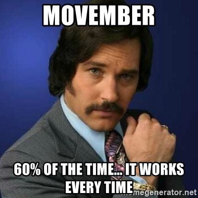 ITS MOVEMBER - 9GAG
