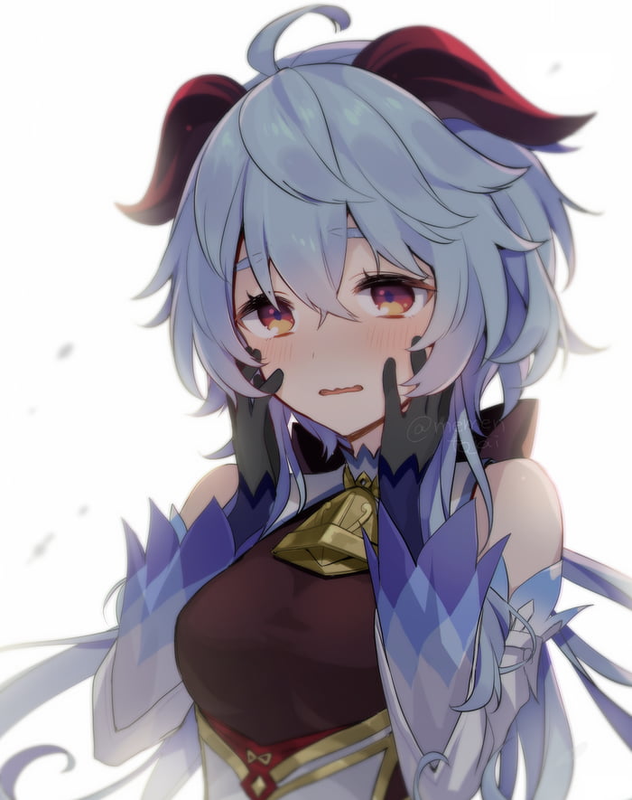 Blushing Ganyu - 9GAG