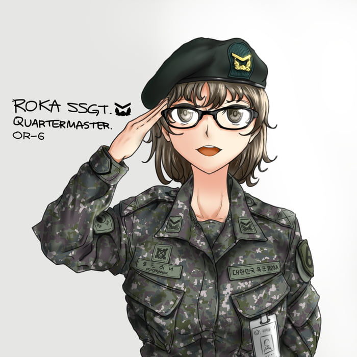 Anime Military Salute