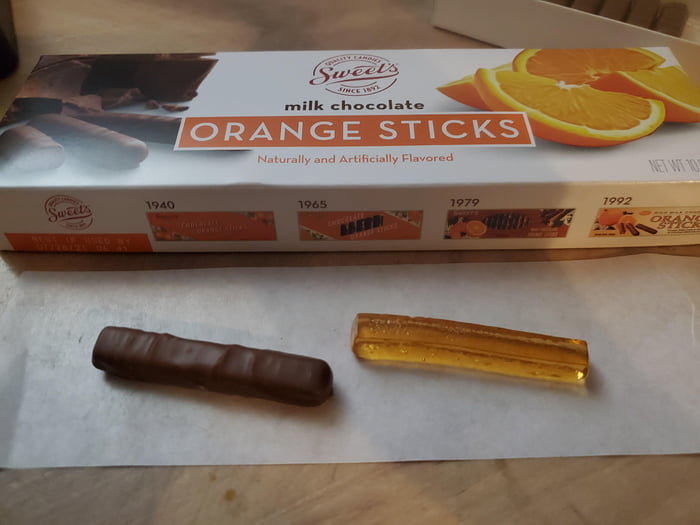 Inside an orange stick - 9GAG