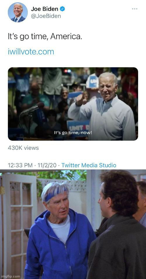 It's go time, Seinfeld! - 9GAG