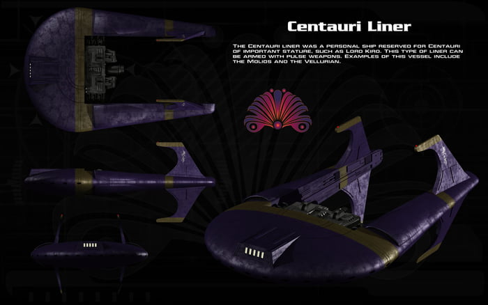 Daily dose of Babylon 5 - The Centauri Liner is the standard civilian ...