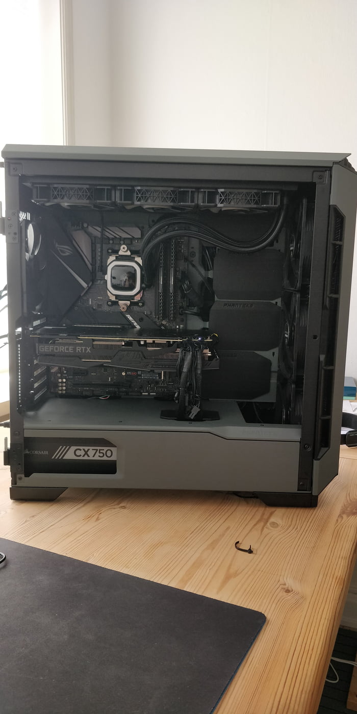 Finished upgrading my build. New case, gpu and aio. - 9GAG