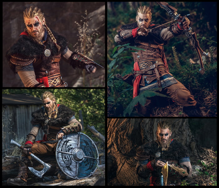 Assassin's Creed Valhalla, Eivor Cosplay and Props (Taryn) - 9GAG