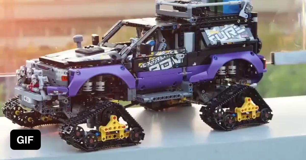 4x4 Tracked Off Road Lego Car - 9GAG