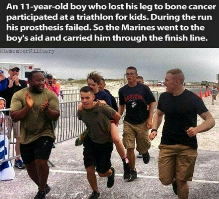 No man gets left behind....RESPECT!!! - 9GAG