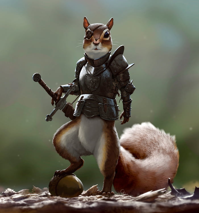 If there is one meme I wish was true, it is squirrel knight - 9GAG
