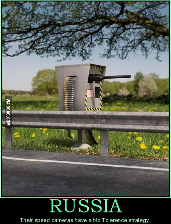 Russian speed camera - 9GAG