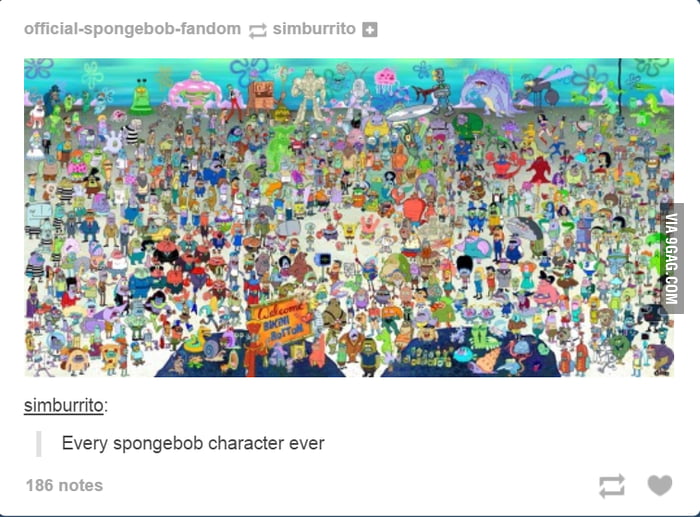 Spongebob's Family Photo - 9GAG