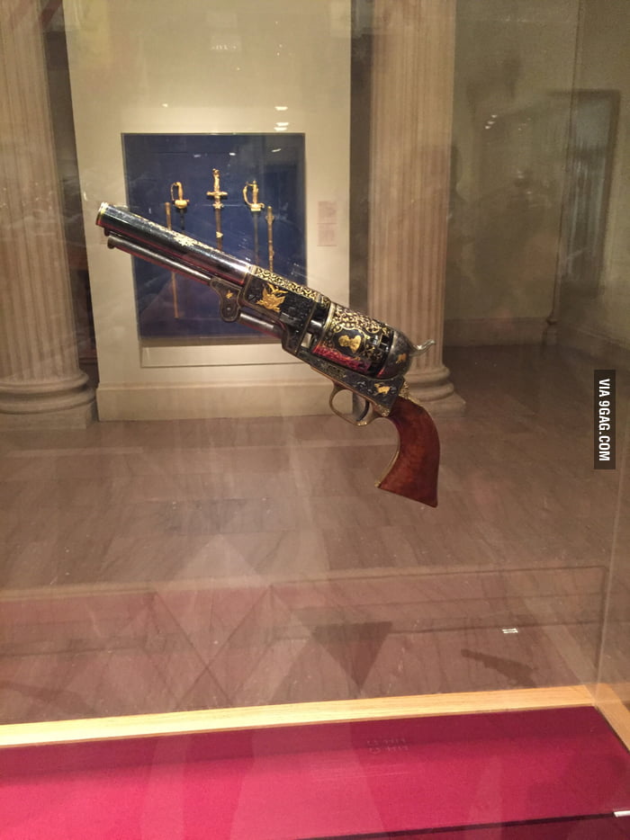 Samuel Colts Gun from the Met Museum. It looks awesome. - 9GAG