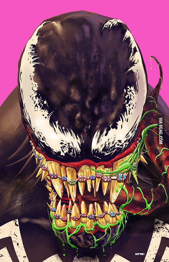 Venom trying to improve that trademark smile - 9GAG