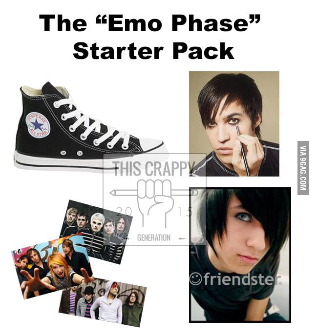 The emo boy starterpack :) - 9GAG