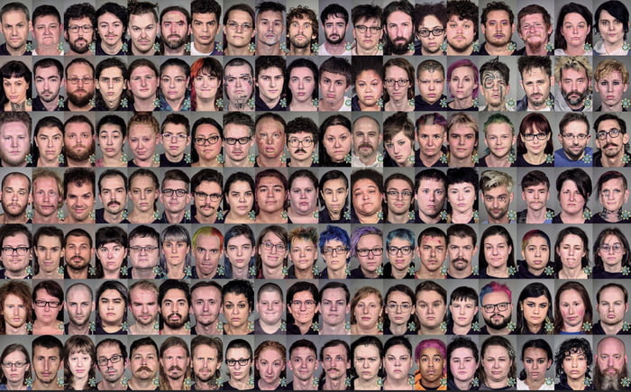 Antifa mugshots from the Police - 9GAG