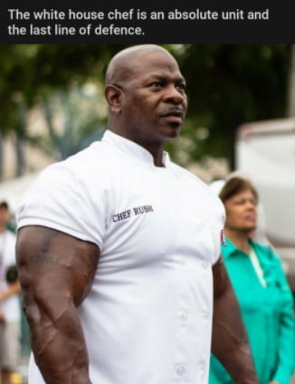 Chef Rush the Capitol Chef with the power of the hulk - 9GAG