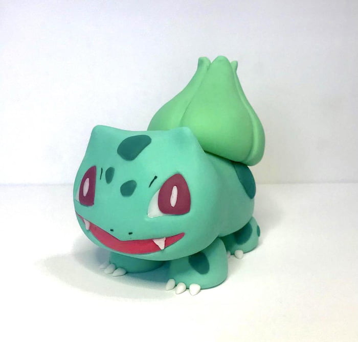 Bulbasaur made from air dry clay - 9GAG