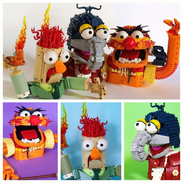 The Muppet Show favourites busts (Animal, Beaker, & Gonzo) - 9GAG