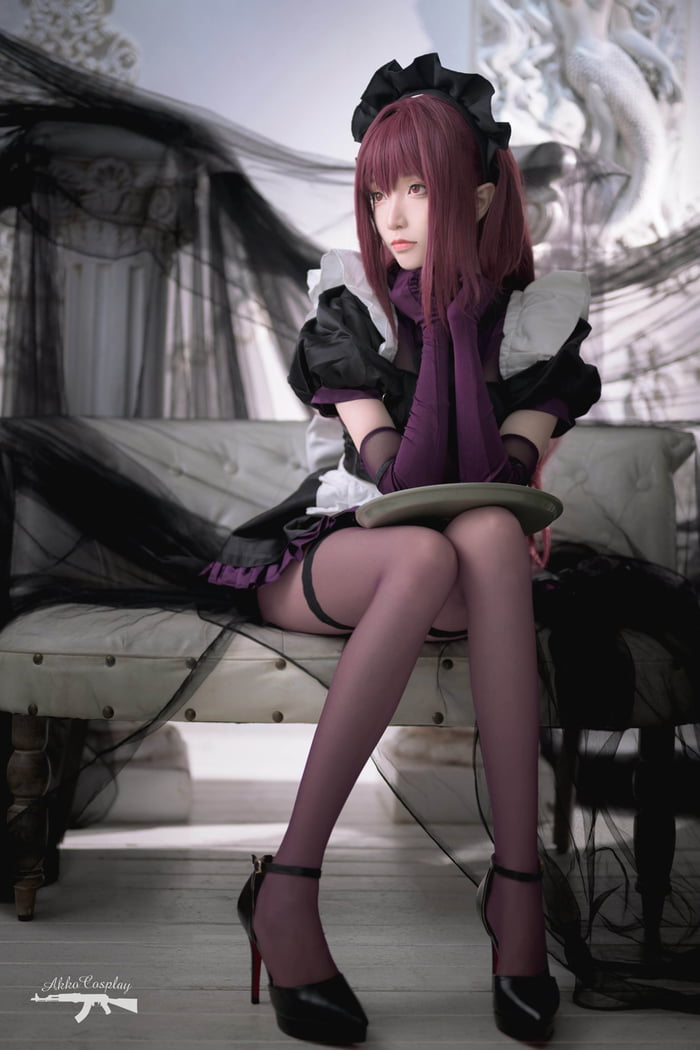 Maid Scathach Cosplay by 青青子Js - 9GAG