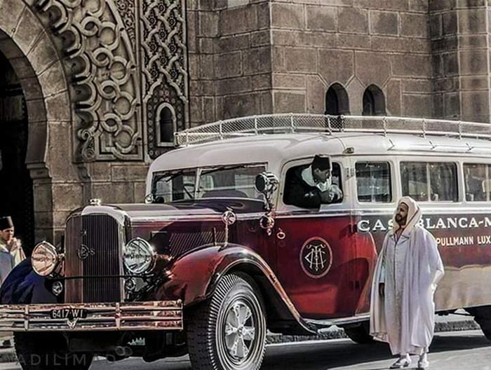 Moroccan Bus Casablanca-Marrakech 1934 - 9GAG