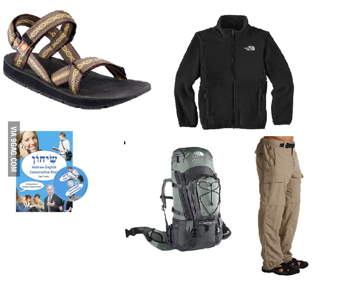 The israeli tourist starter pack - 9GAG