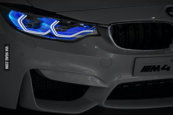 Bmw M4 with laser headlights - 9GAG