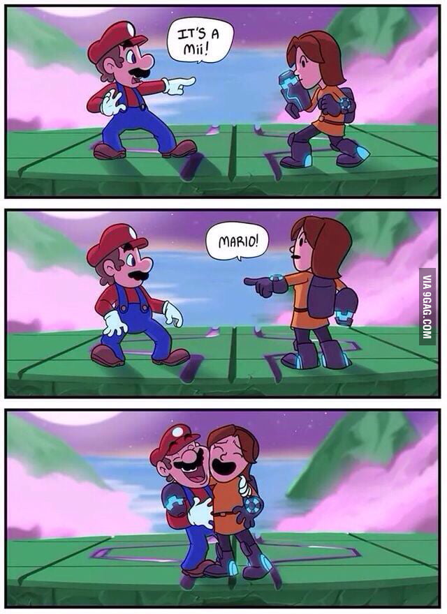 It's a Mii, Mario! - 9GAG