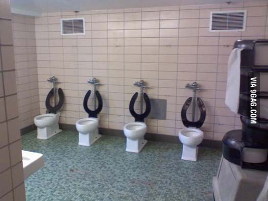 "Let's hold hands while taking a massive shit." - 9GAG