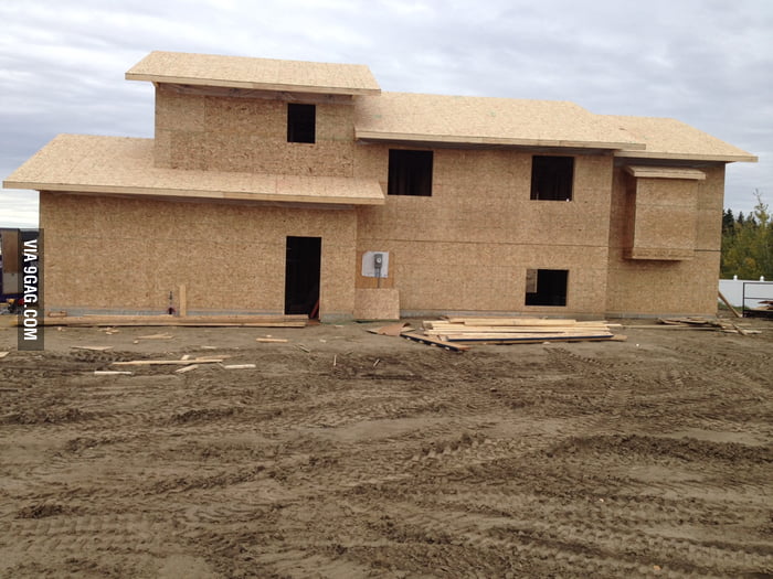 Putting a roof over someone's head who can't afford it ️ - 9GAG