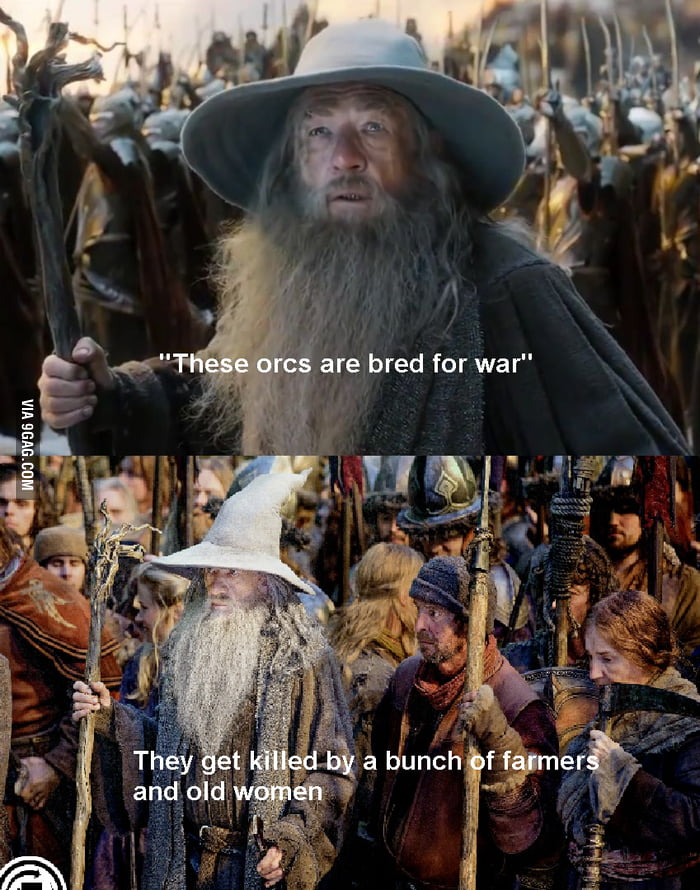 Something that bothered me a lot after watching part 3 of the Hobbit - 9GAG