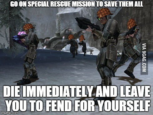 Scumbag UNSC marine allies - 9GAG