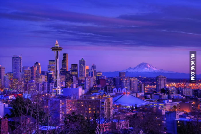 Seattle during winter - 9GAG