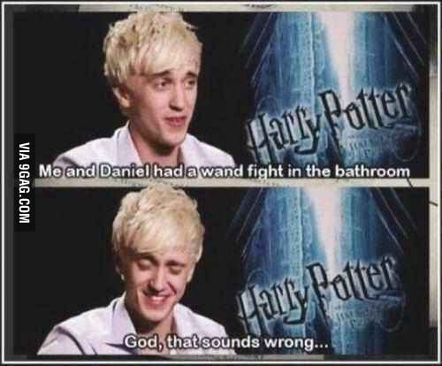 Sexually awkward Draco. - 9GAG
