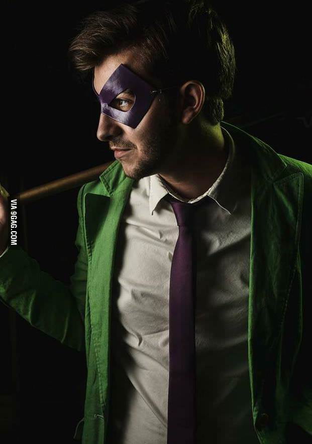 So my friend went to NYCC as The Riddler, I think he nailed it - 9GAG