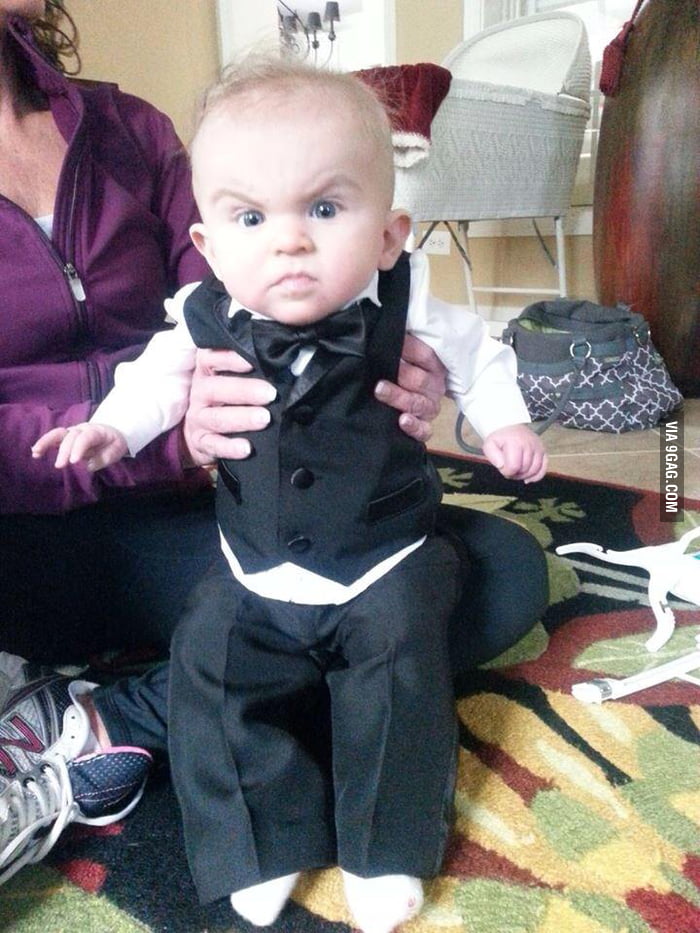 Evil little baby - 9GAG